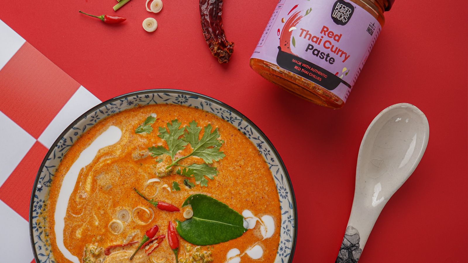 Veg Red Thai Curry | Recipe | Pepperwicks